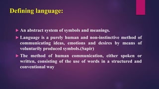 Linguistic Best Presentation.pptx | Programming Languages | Computing