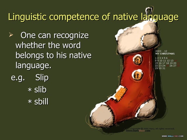 Linguistic competence and performance group5 | PPT