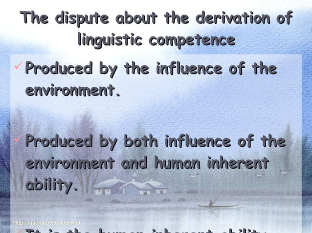 Linguistic competence and performance group5 | PPT