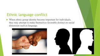 Linguistic conflict | PPTX