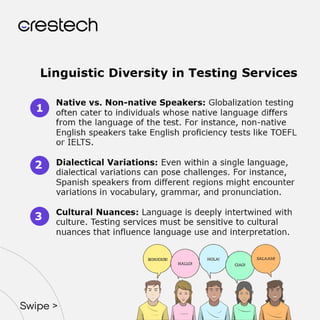 Linguistic Diversity in Globalized Testing Services Challenges and ...