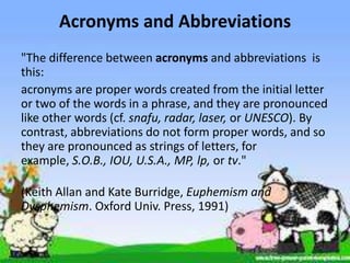 Linguistic Features & Functions | PPTX