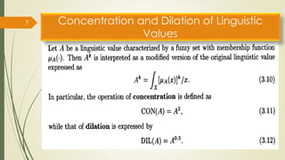 Linguistic hedges in fuzzy logic | PDF