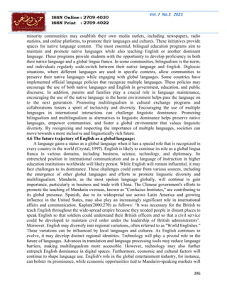 Linguistic Imperialism in the Globalized World: Examining English ...