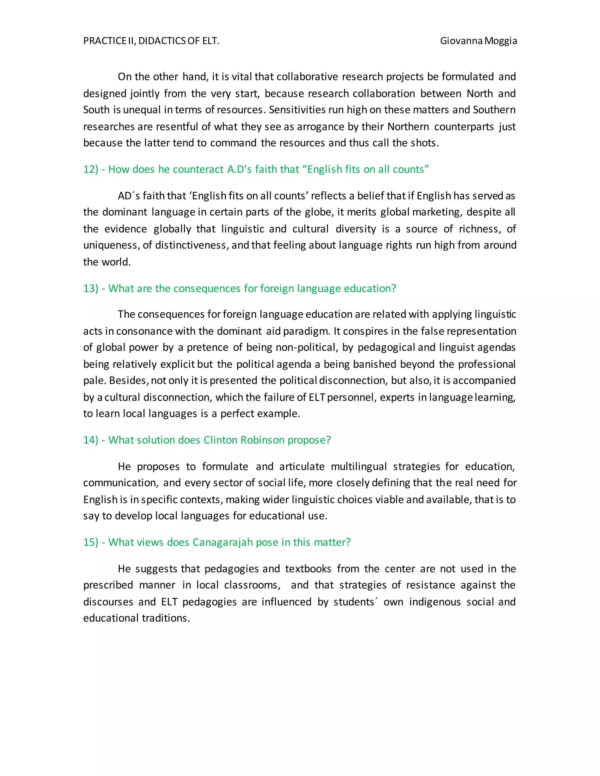Linguistic Imperialism | DOCX