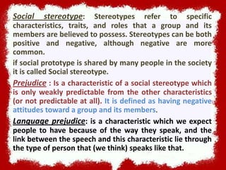 Linguistic inequality ppt | PPTX