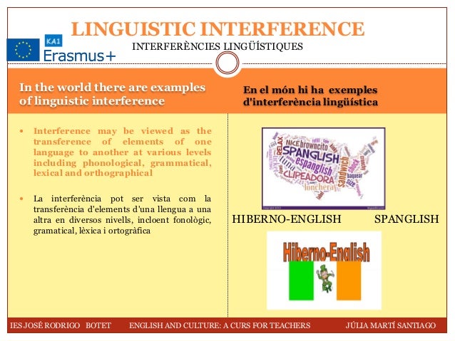 Linguistic interference