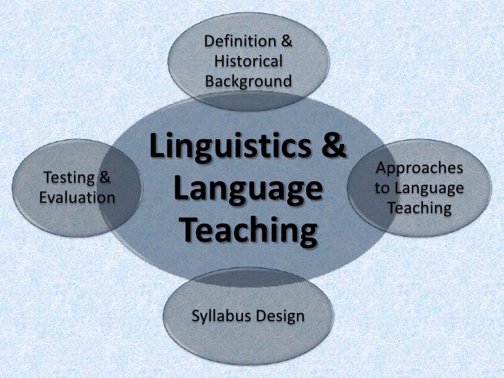 Linguistic & language teaching