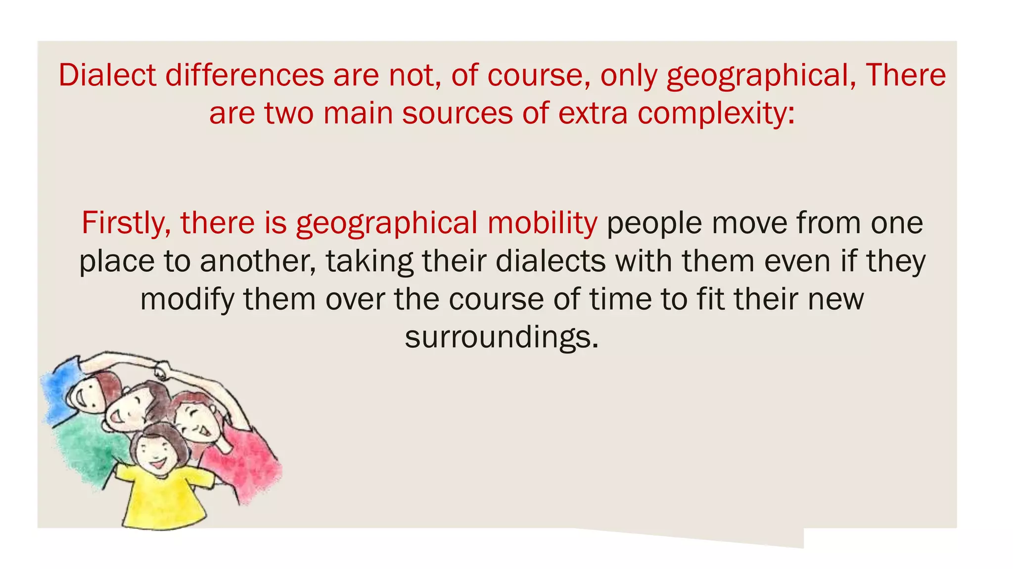 Types of linguistics items and Social Dialect | PPTX
