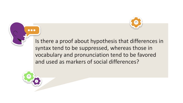 Types of linguistics items and Social Dialect | PPTX