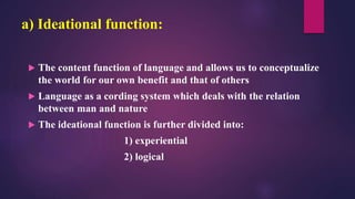 Linguistic Presentation by Kaleem.pptx | Programming Languages | Computing