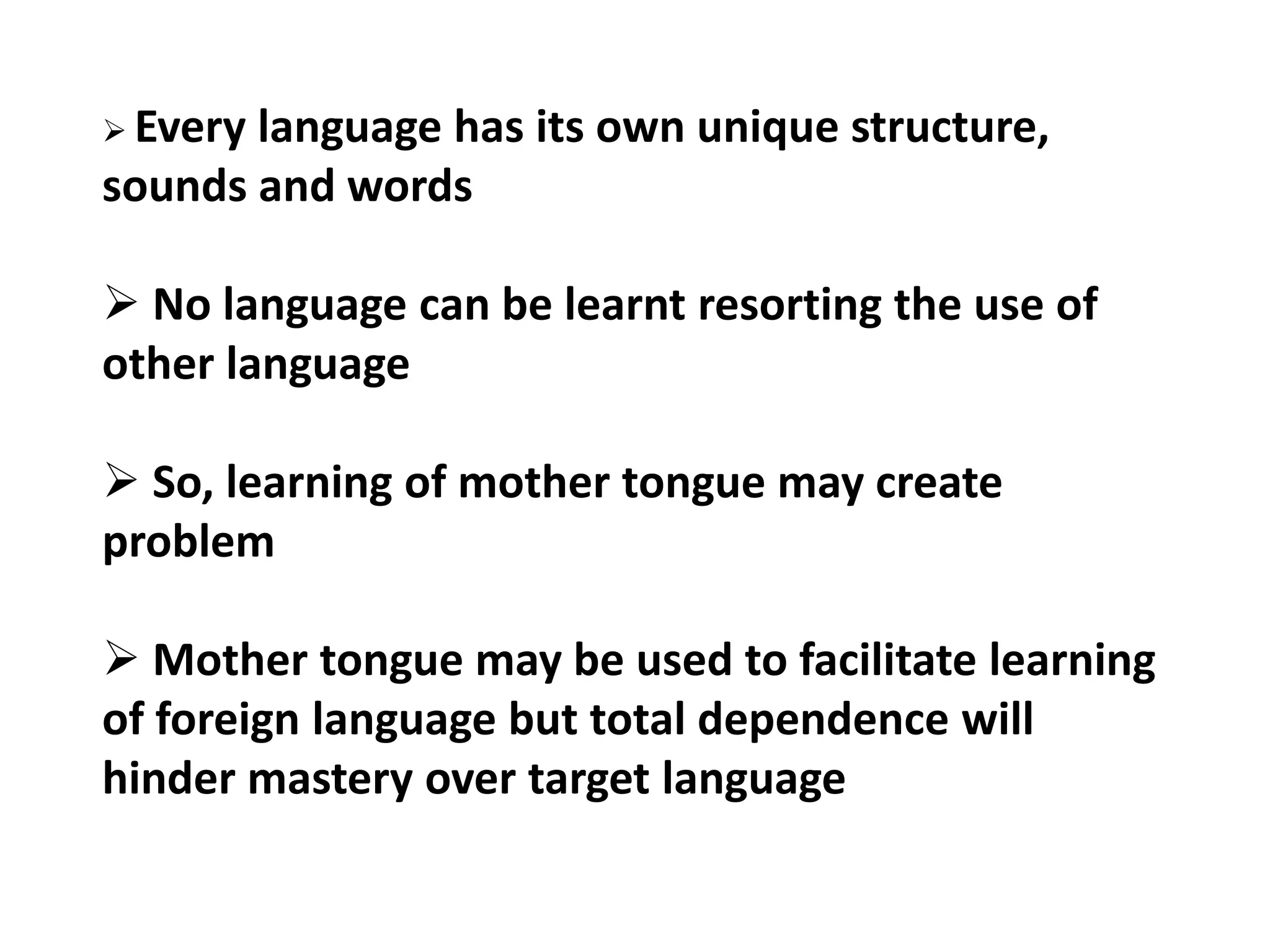 Linguistic principles of teaching english | PPTX