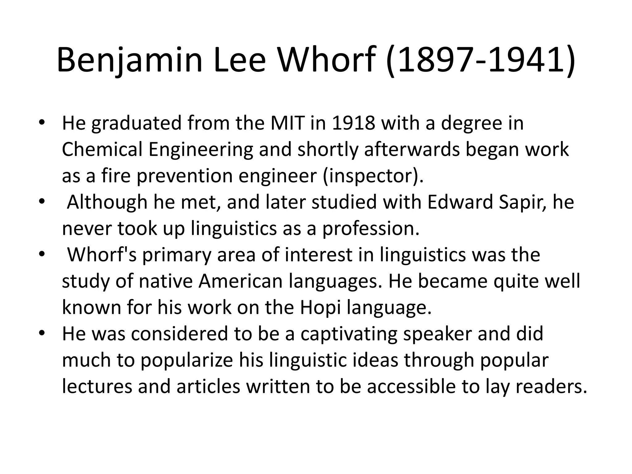 Linguistic relativity | PPTX