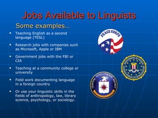 Linguistics: The Study of Language | PPT