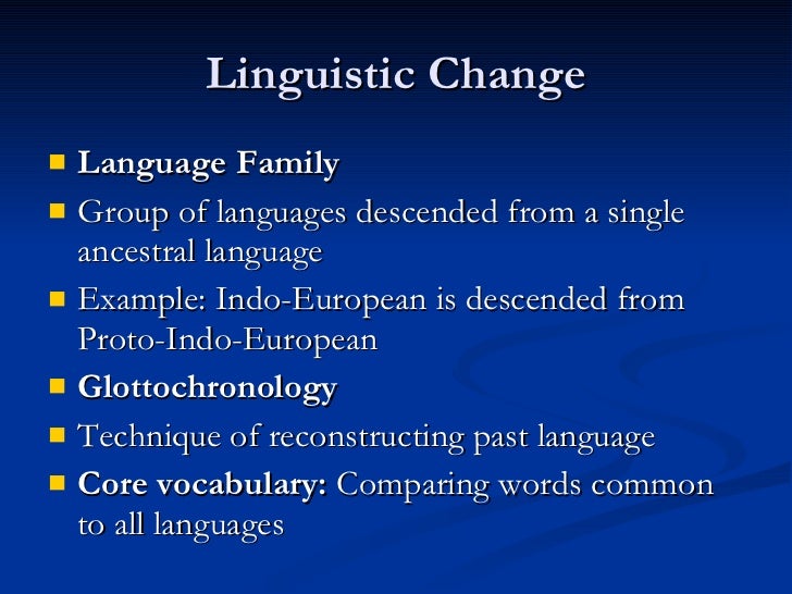 Linguistics