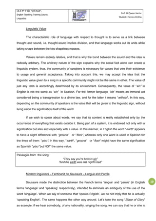 Linguistics Midterm 2012 | PDF