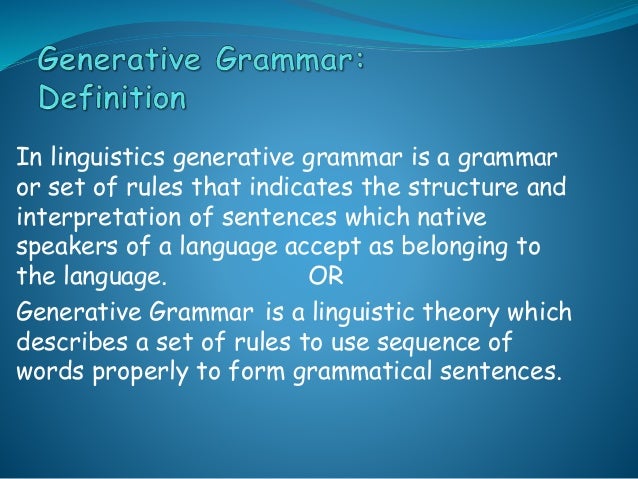 Linguistics