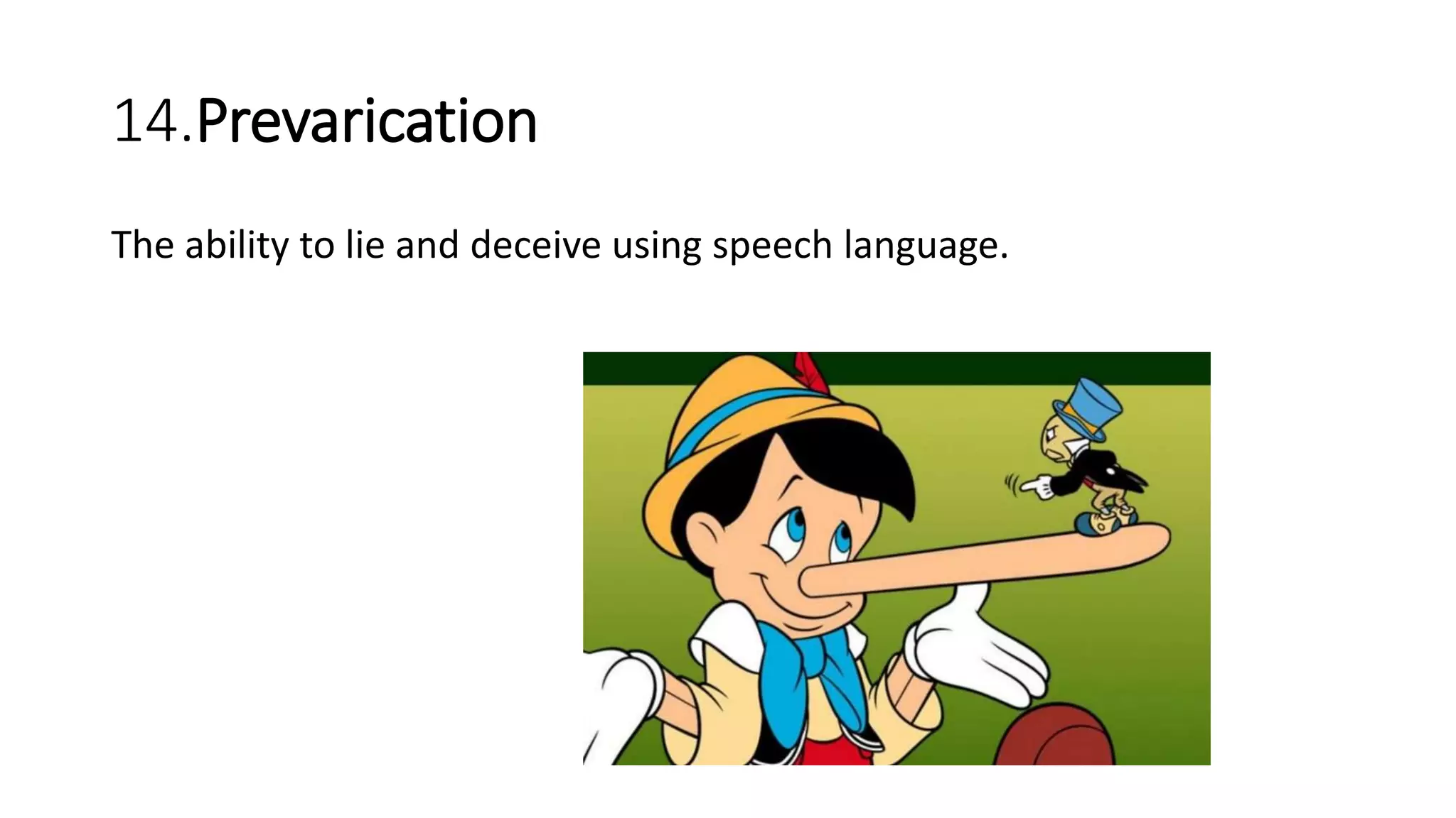 Hockett's language features | PPTX