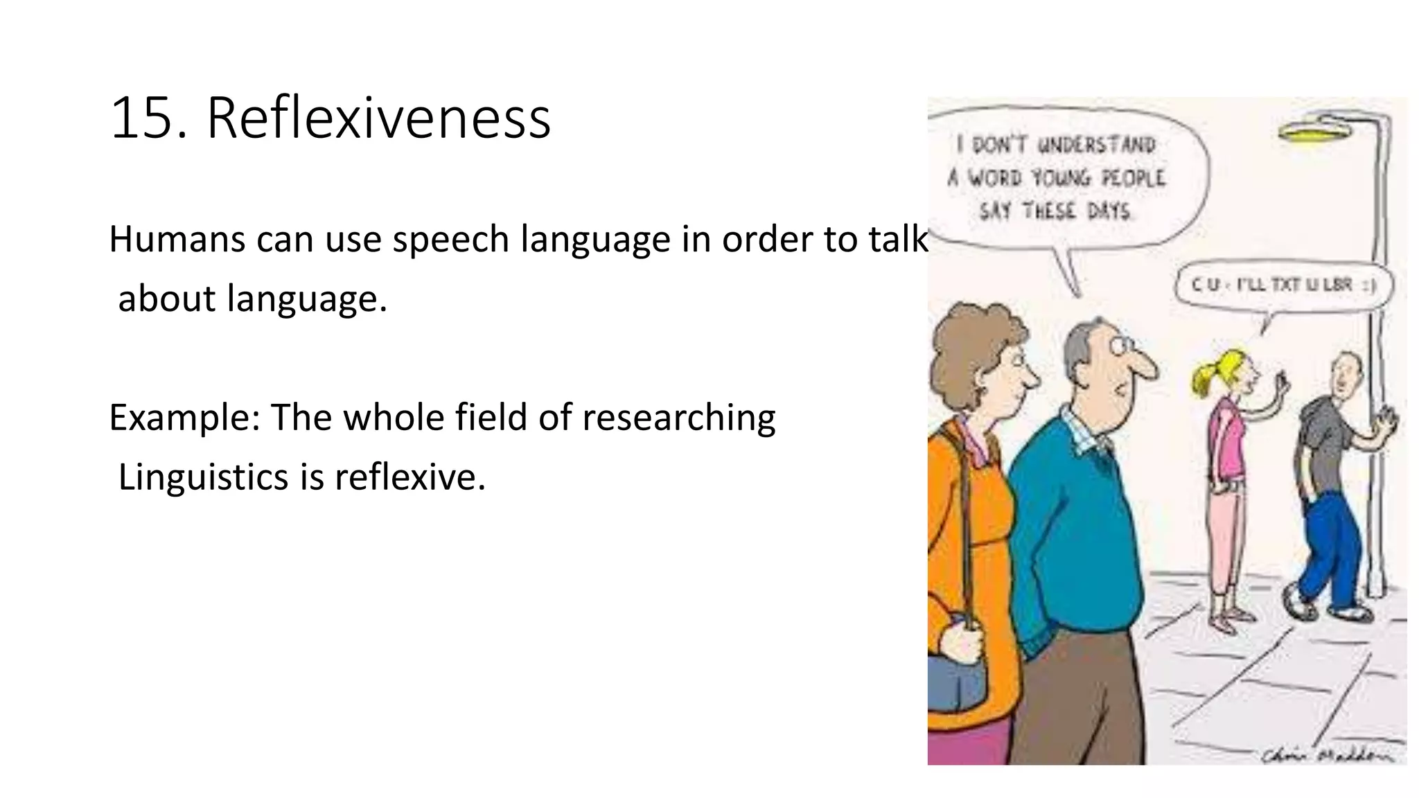 Hockett's language features | PPTX | Technology & Computing Hockett's language features | PPTX | Technology & Computing