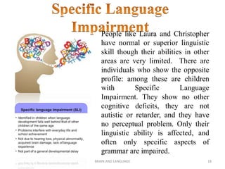 Brain and language | PPTX