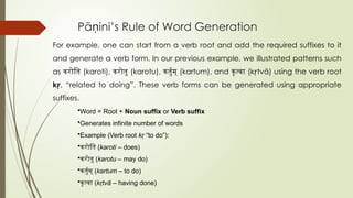 The story of Panini invinting the rules of sanskrit.ppt