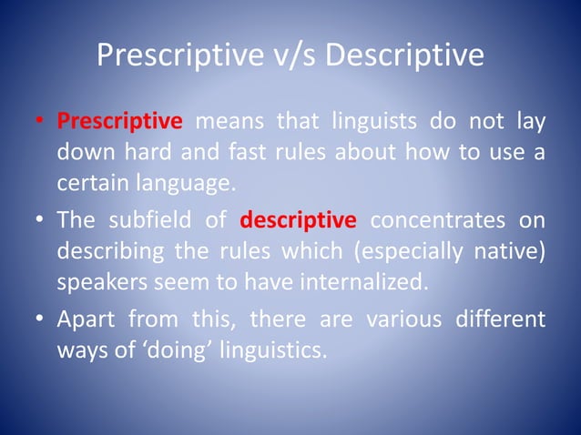 Linguistics definition and its branches.PPTX | Science