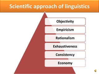 Linguistics as science | PPT