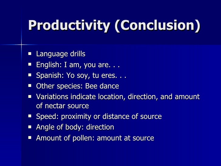 Productivity Linguistics