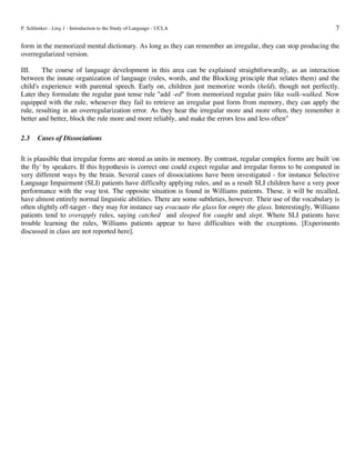 Linguistics handnote ucla | PDF