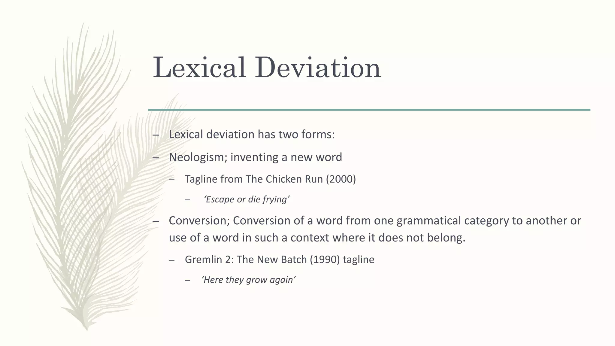 Linguistics levels of foregrounding in stylistics | PPTX
