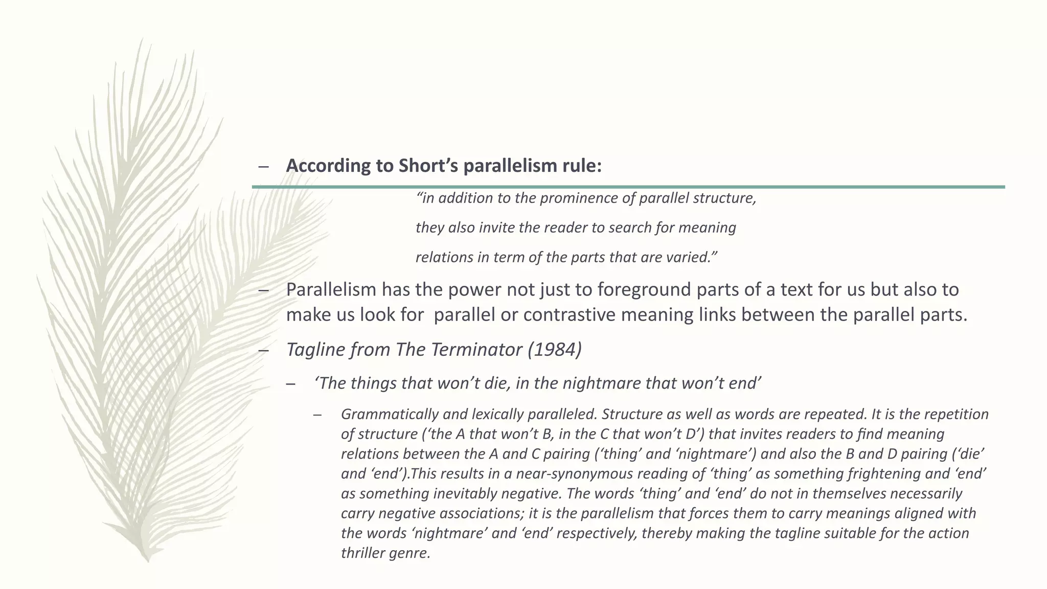 Linguistics levels of foregrounding in stylistics | PPTX