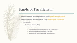 Linguistics levels of foregrounding in stylistics | PPTX