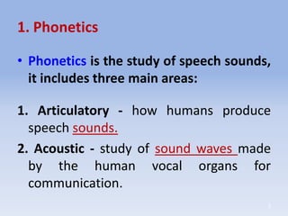 Linguistics module 3 | PDF