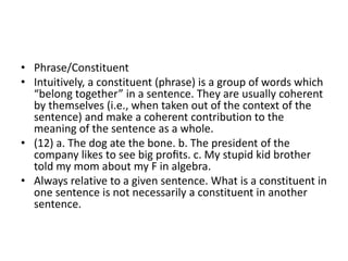 Introduction to linguistics syntax | PPTX | Programming Languages ...