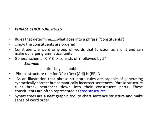 Introduction To Linguistics Syntax Pptx Programming Languages Computing 6541
