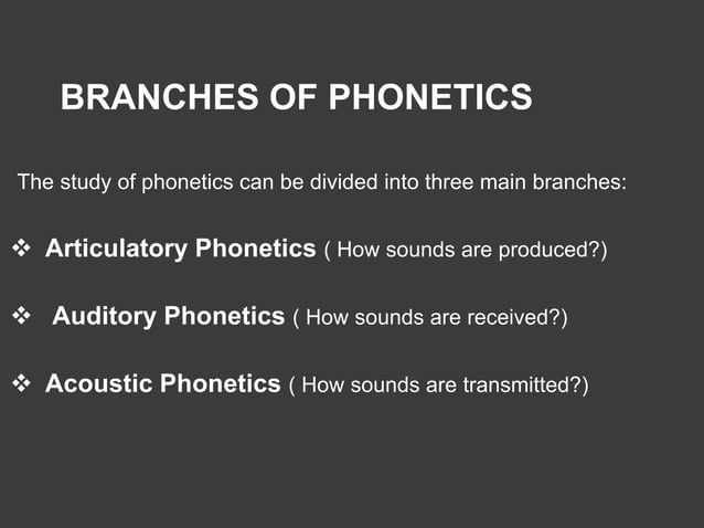 Phonetics, Linguistics | PPT