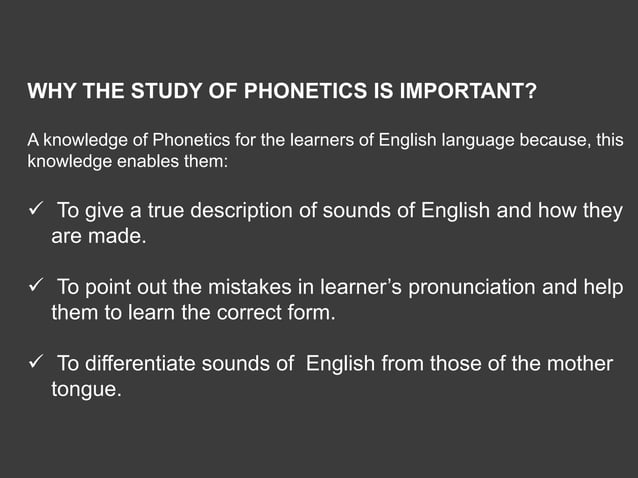 Phonetics, Linguistics | PPT