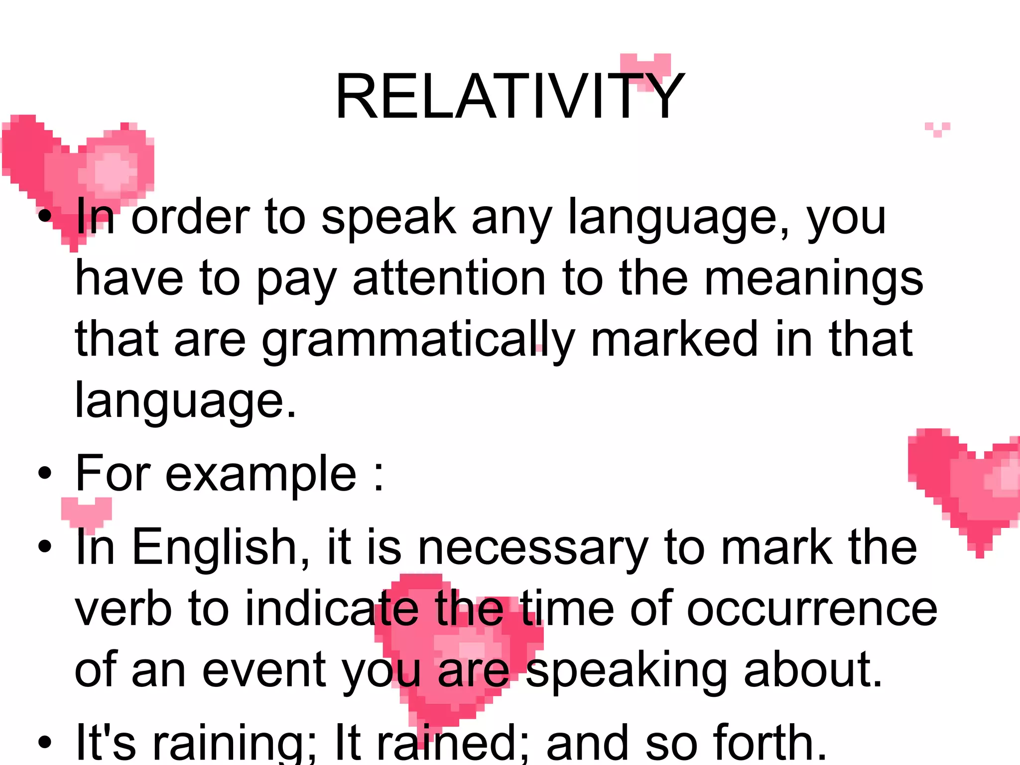Linguistics relativity | PPTX