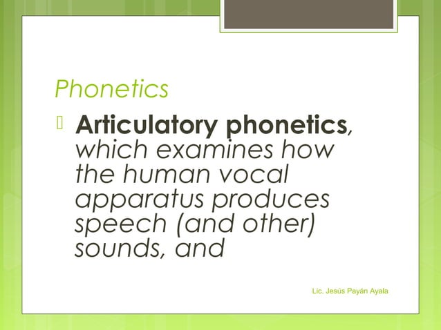 Linguistics terms | PPT | Science