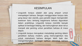 Linguistik Korpus Sebuah Pengantar KEL-6 (1).pptx