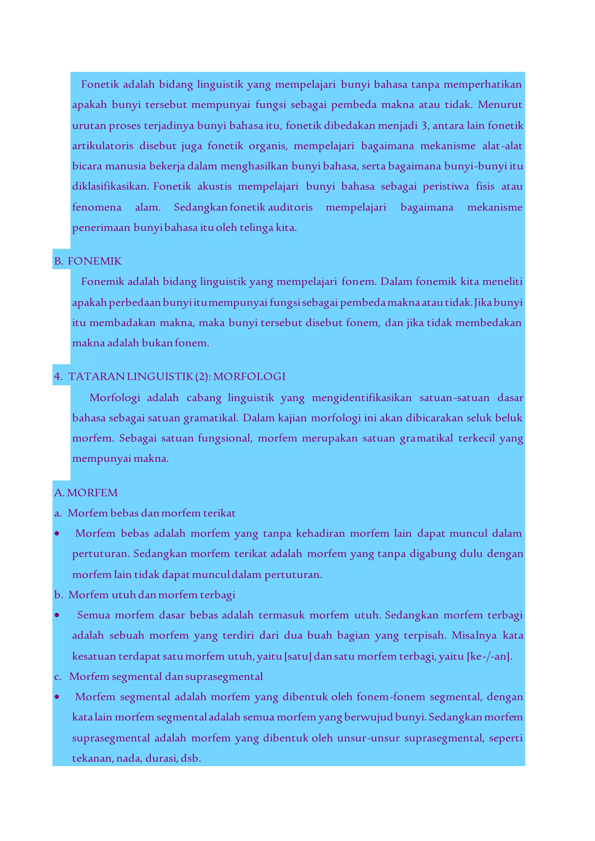 Linguistik umum | PDF