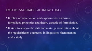 Lingustics and its definition | PPTX