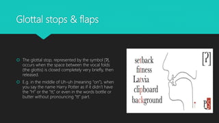 introduction to Linguistics" phonetics; manners of articulation and places of articulation" | PPTX