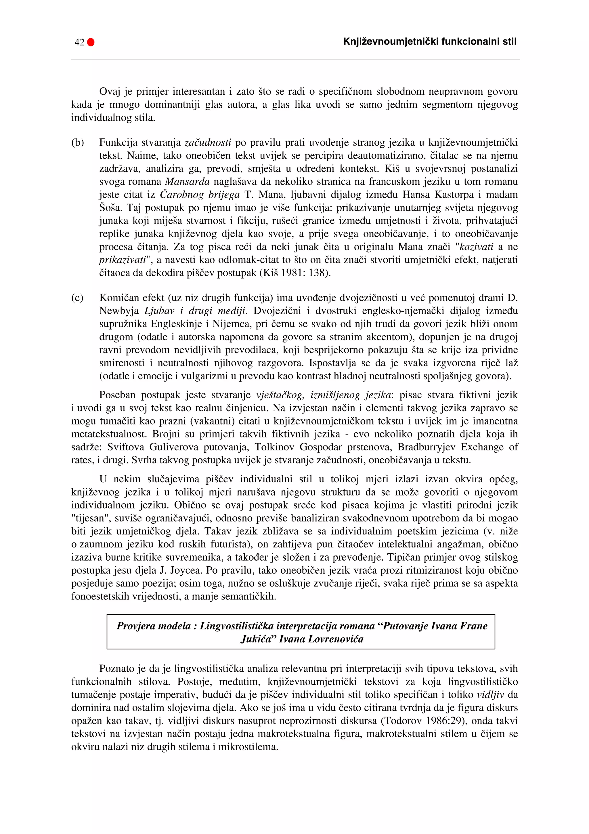 Lingvisticka stilistika -Marina Katnić-Bakaršić | PDF