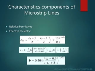 Microstrip lines | PPTX