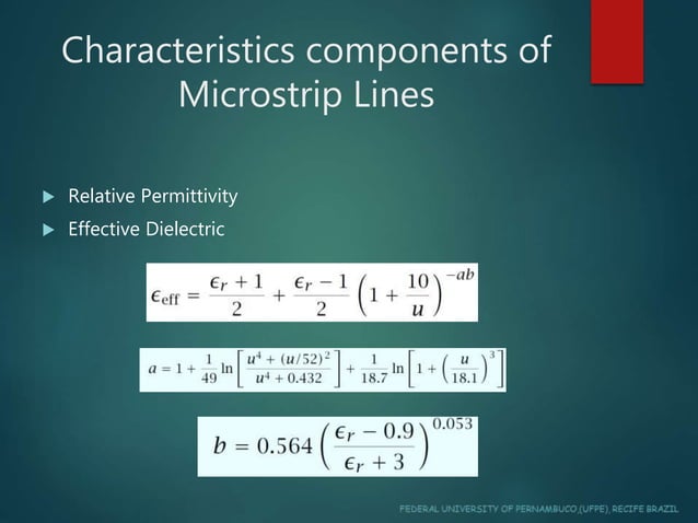 Microstrip lines | PPTX | Physics | Science