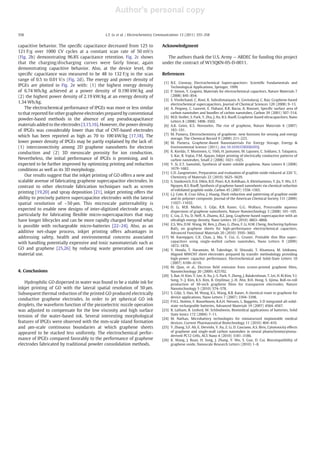 Graphene based supercapacitor | PDF