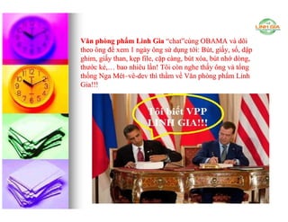 Slide giới thiệu Văn phòng phẩm Linh Gia | PPT