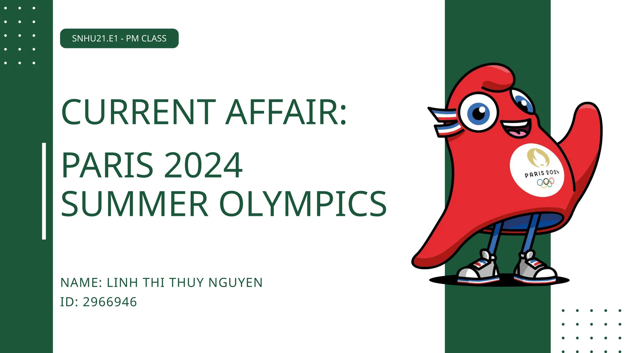Current affair Paris 2024 summer olympics.pptx