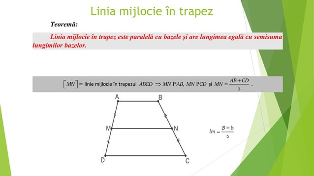 Linia mijlocie in_trapez | PPTX